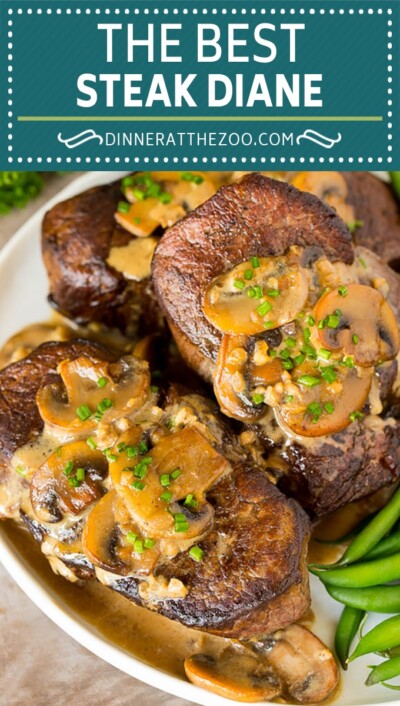 Steak Diane - Dinner at the Zoo