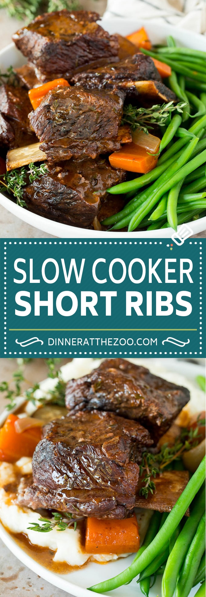 Slow Cooker Short Ribs - Dinner at the Zoo