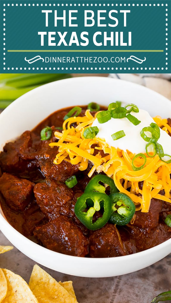 Texas Chili Recipe - Dinner at the Zoo