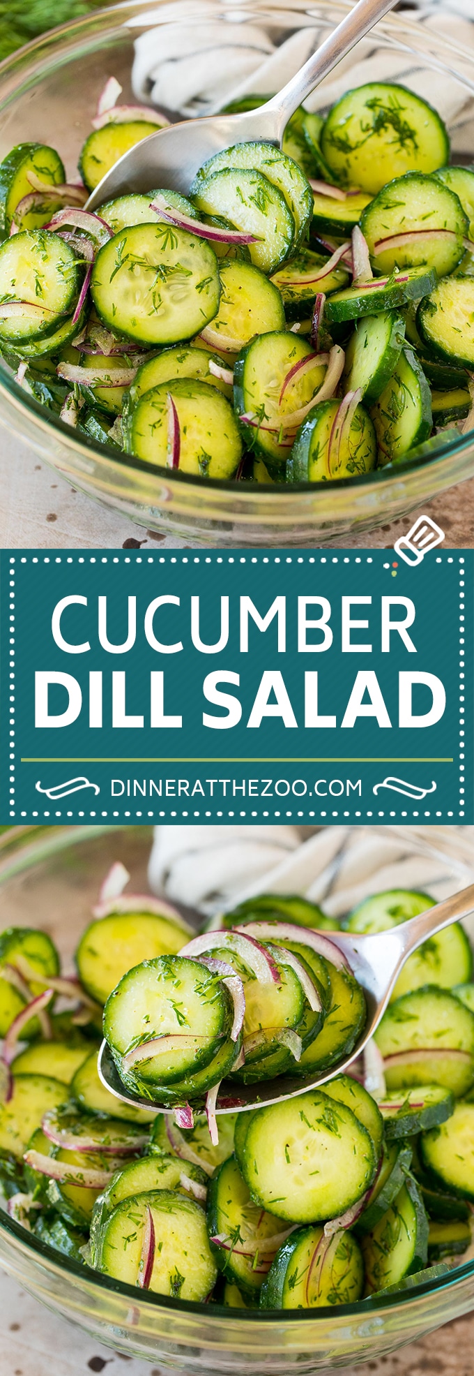 Cucumber Dill Salad - Dinner at the Zoo