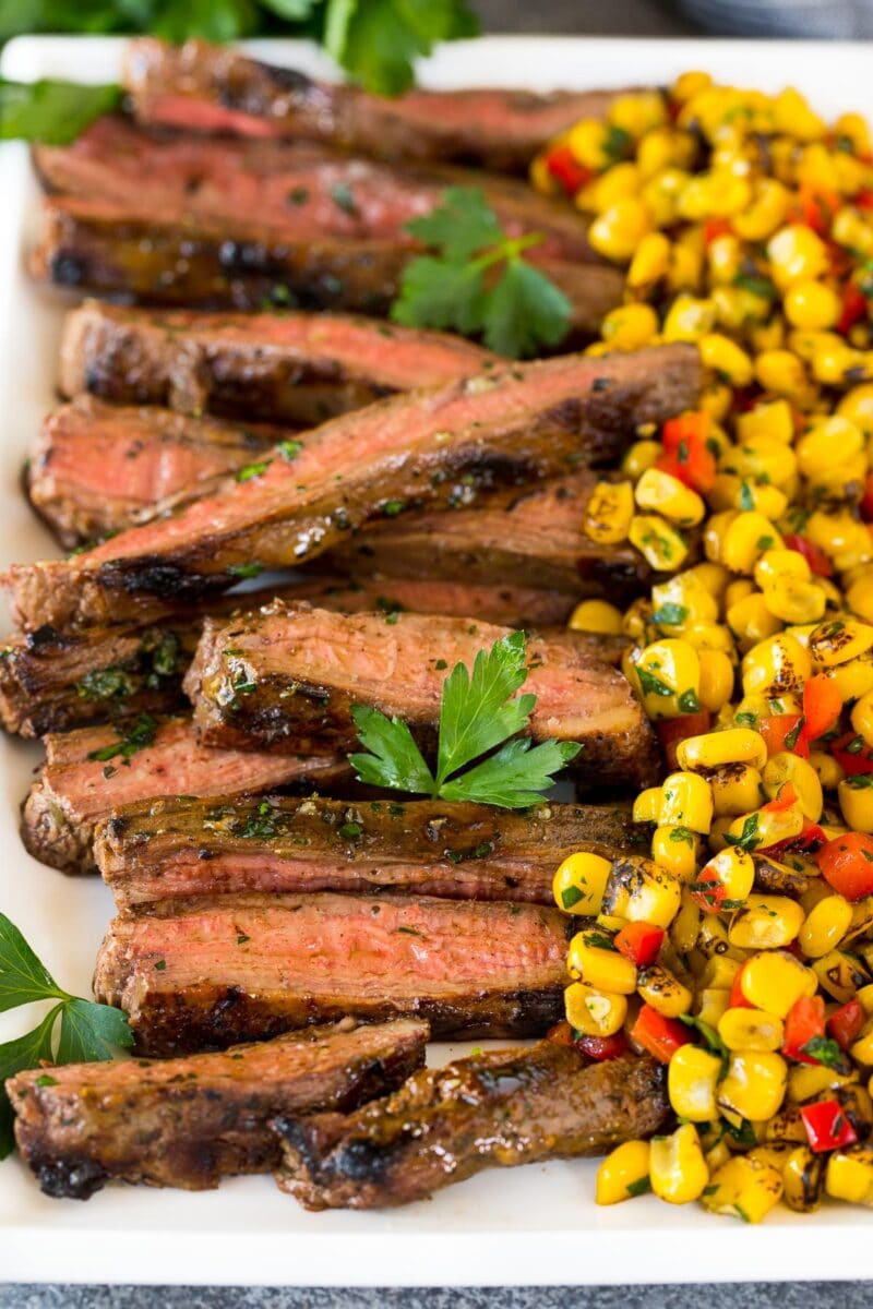 Grilled Flank Steak - Dinner at the Zoo