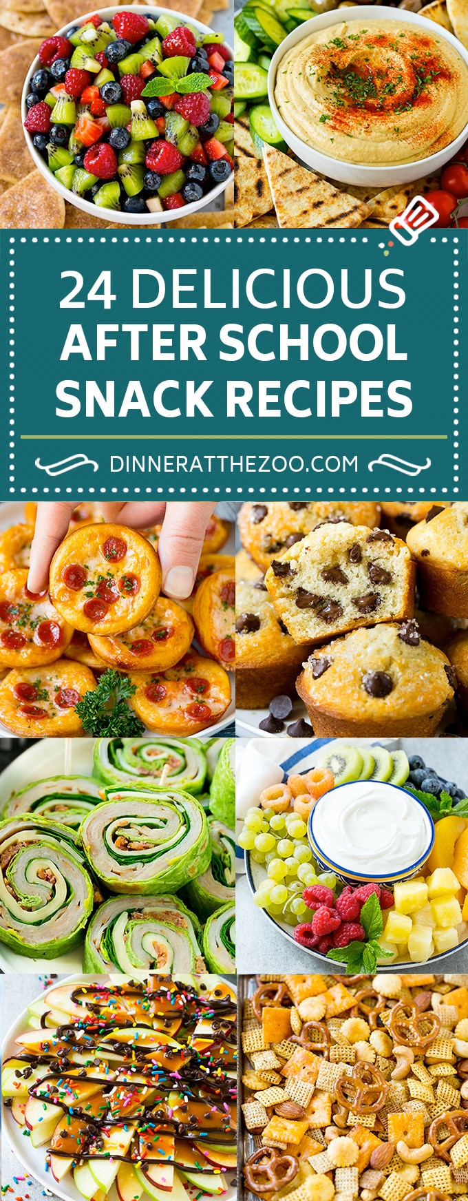 24 Delicious After School Snacks - Dinner at the Zoo