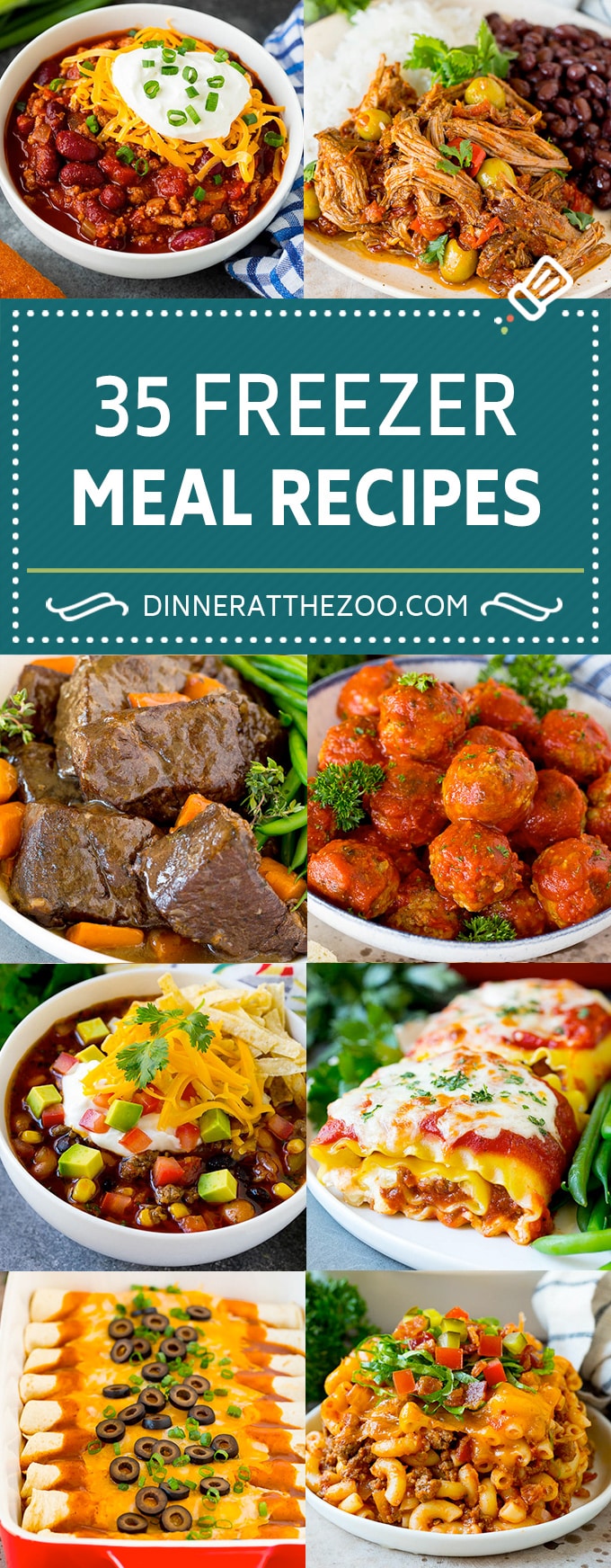 35 Easy Freezer Meal Recipes - Dinner at the Zoo