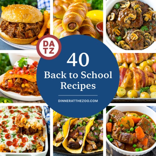 40 Back to School Recipes - Dinner at the Zoo