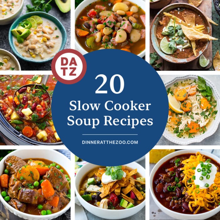 20 Slow Cooker Soup Recipes - Dinner at the Zoo
