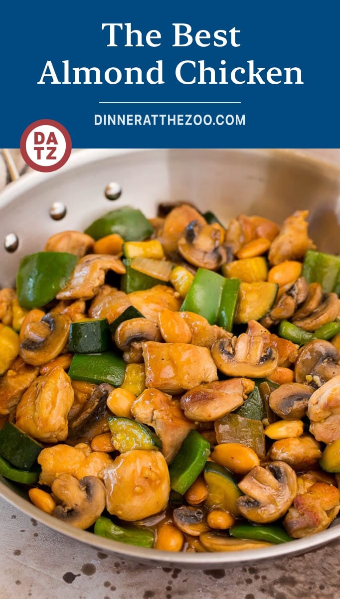 Almond Chicken Recipe - Dinner at the Zoo