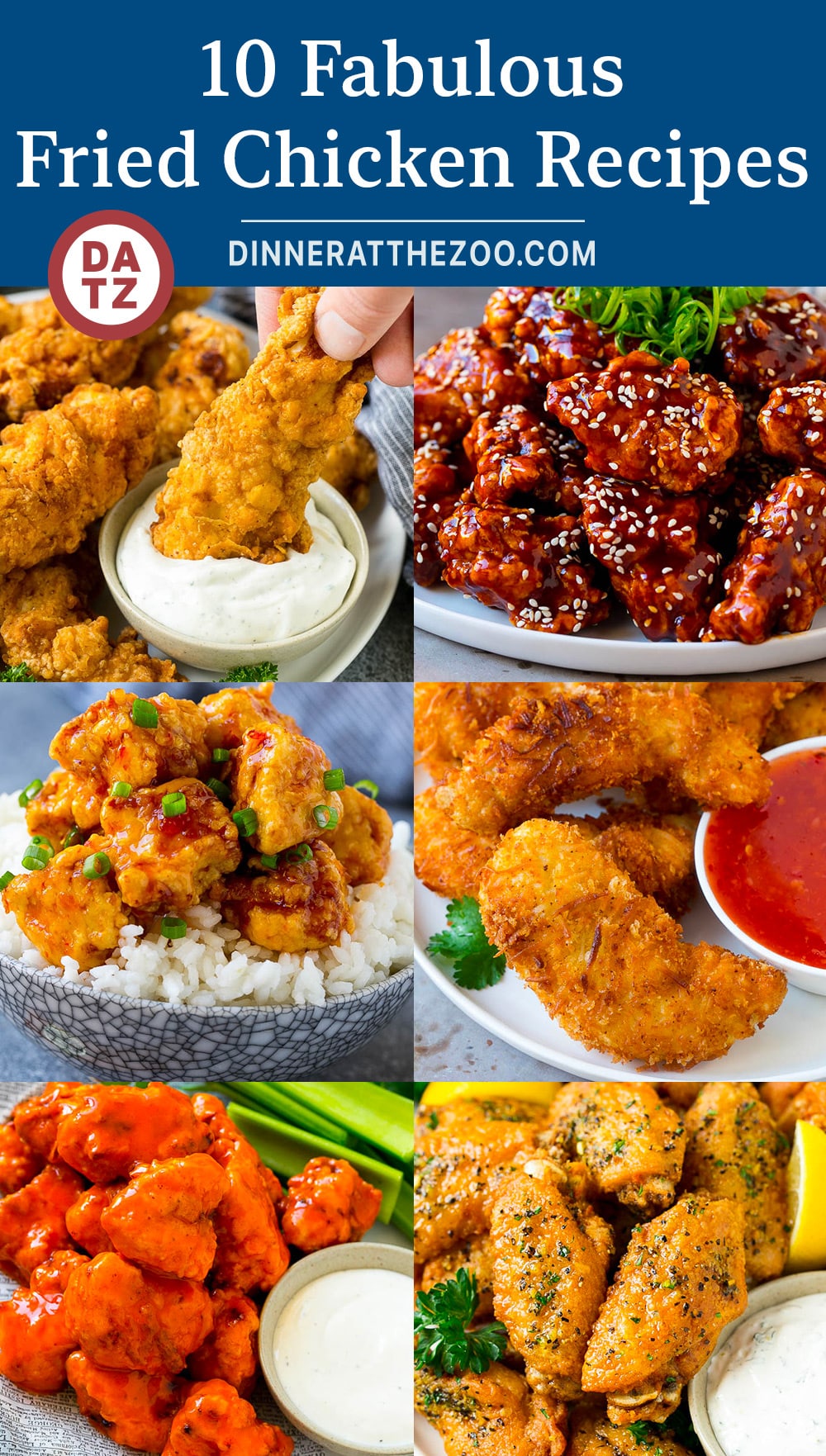10 Fried Chicken Recipes - Dinner at the Zoo