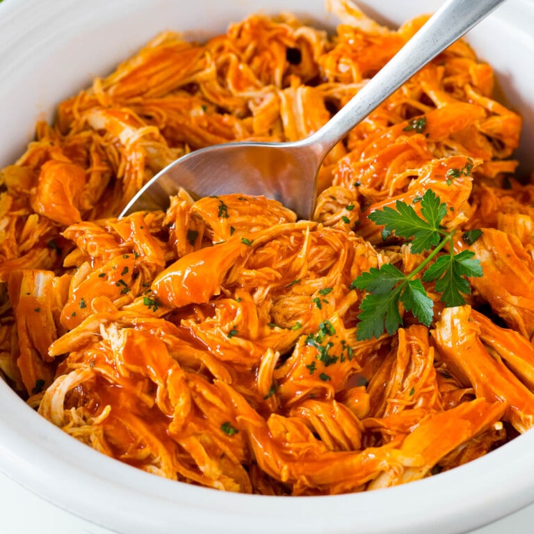 Crock Pot Buffalo Chicken - Dinner at the Zoo