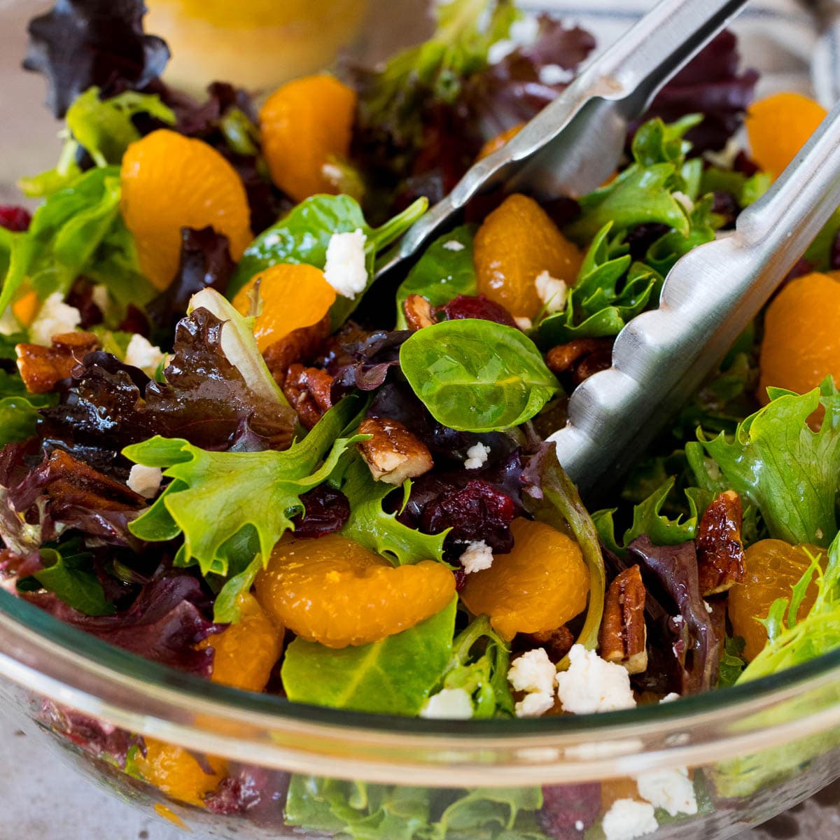 Cranberry Orange Spinach Salad