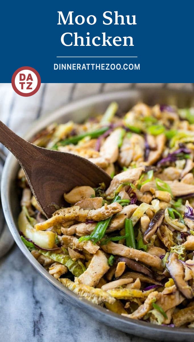 Moo Shu Chicken - Dinner at the Zoo