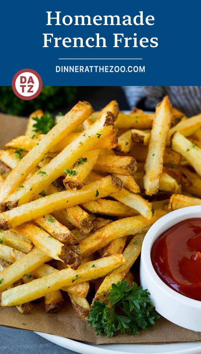 Homemade French Fries - Dinner at the Zoo