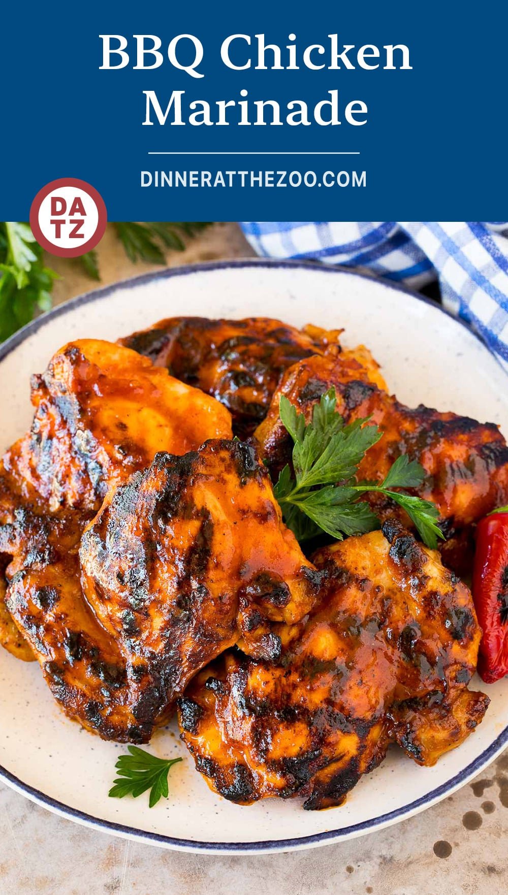 BBQ Chicken Marinade - Dinner at the Zoo