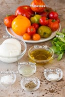 Burrata Salad - Dinner at the Zoo