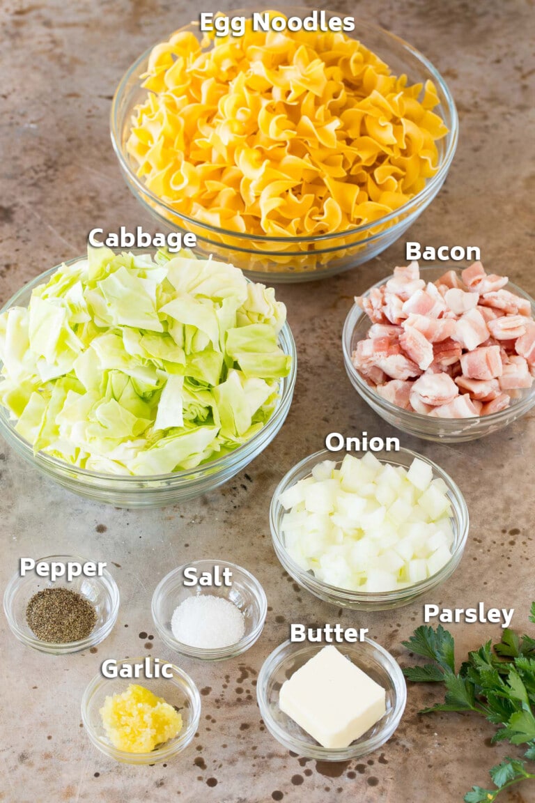 Haluski (Cabbage and Noodles) - Dinner at the Zoo