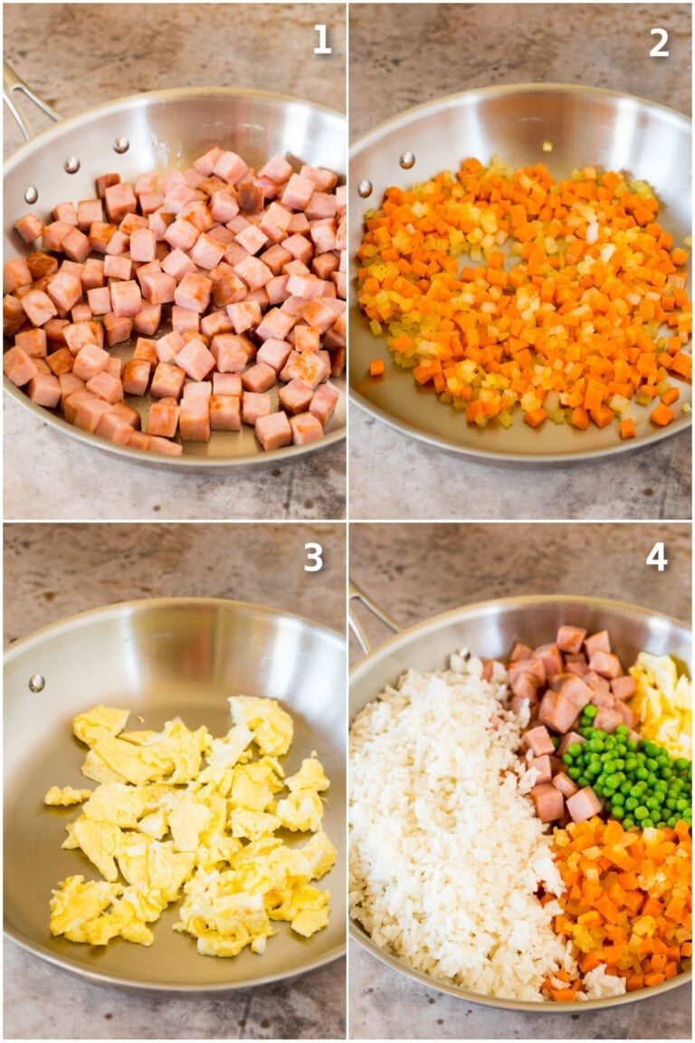 Ham Fried Rice Recipe - Dinner at the Zoo