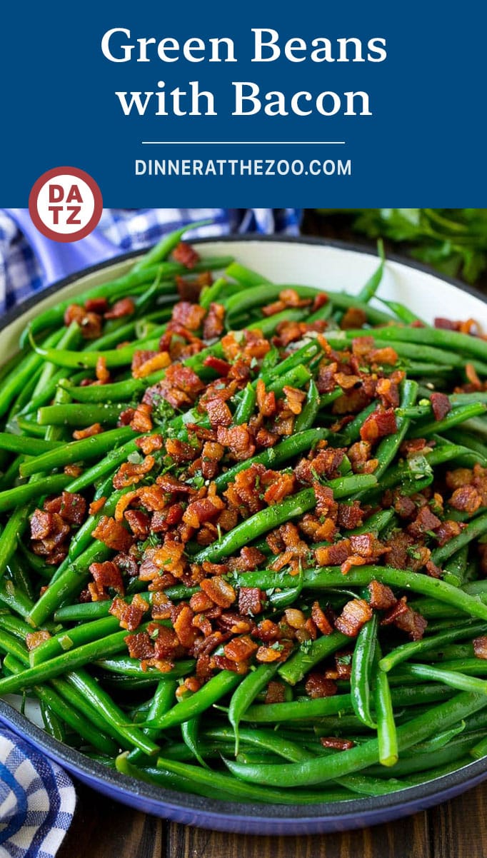 Green Beans with Bacon - Dinner at the Zoo