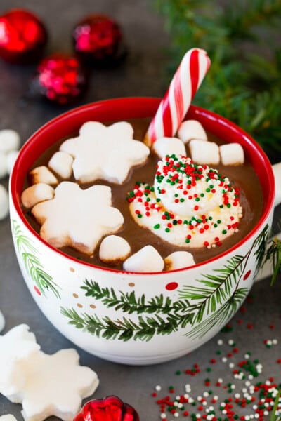 Christmas Hot Chocolate - Dinner at the Zoo