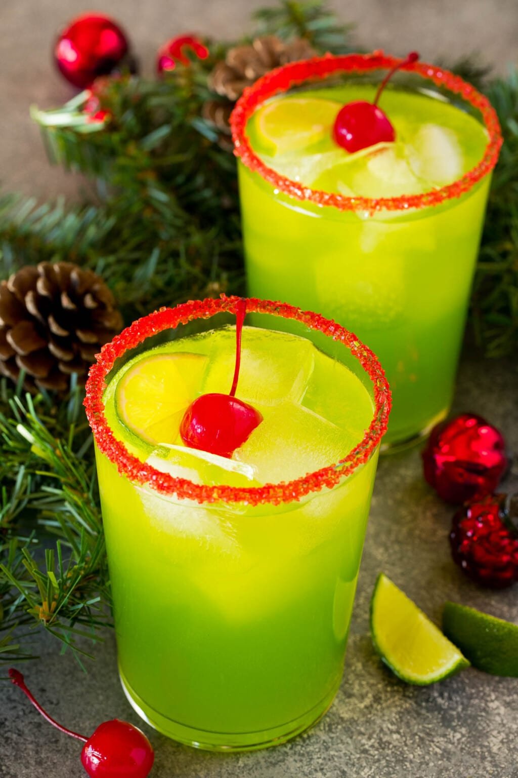 Grinch Cocktail - Dinner at the Zoo