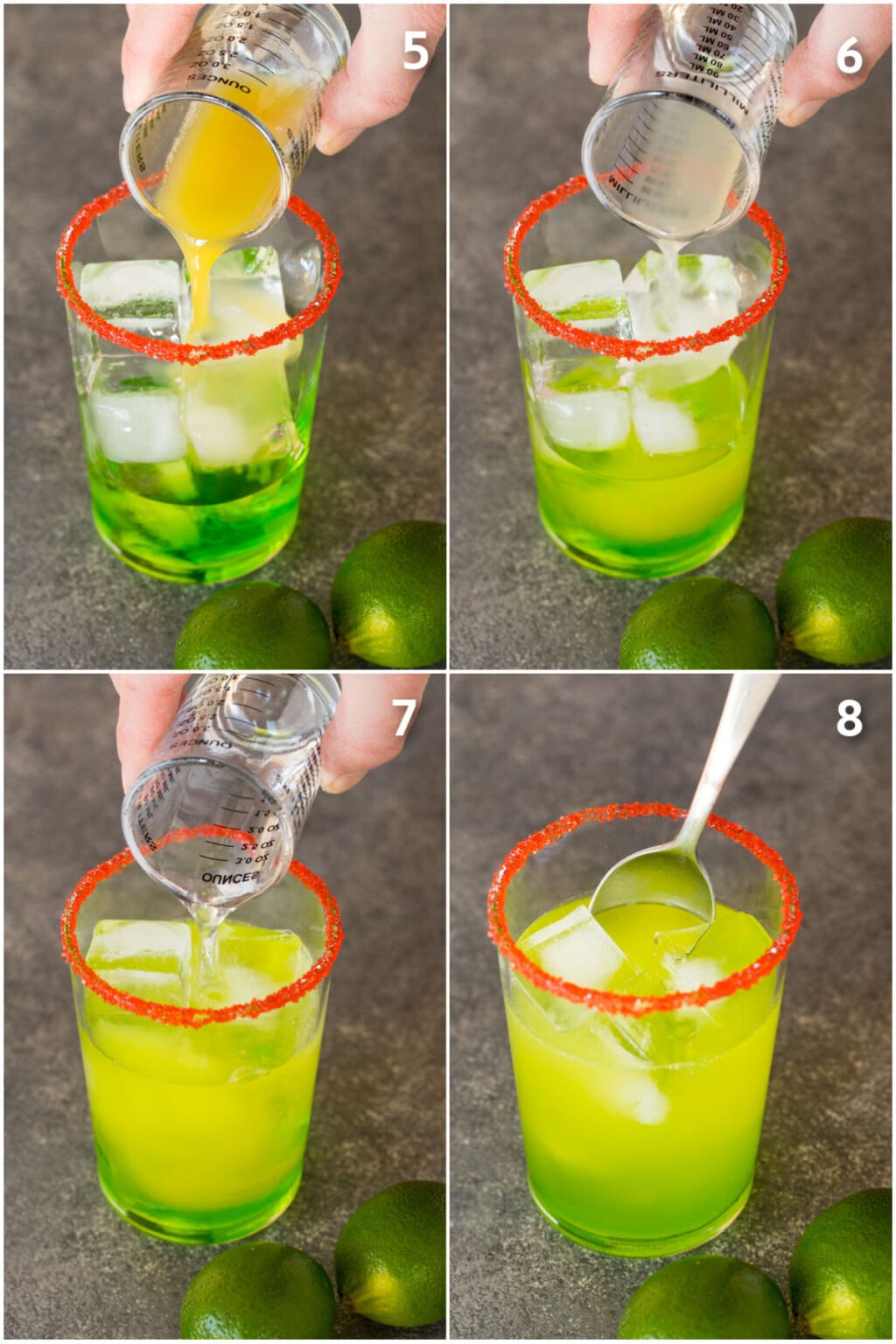 Grinch Cocktail - Dinner at the Zoo