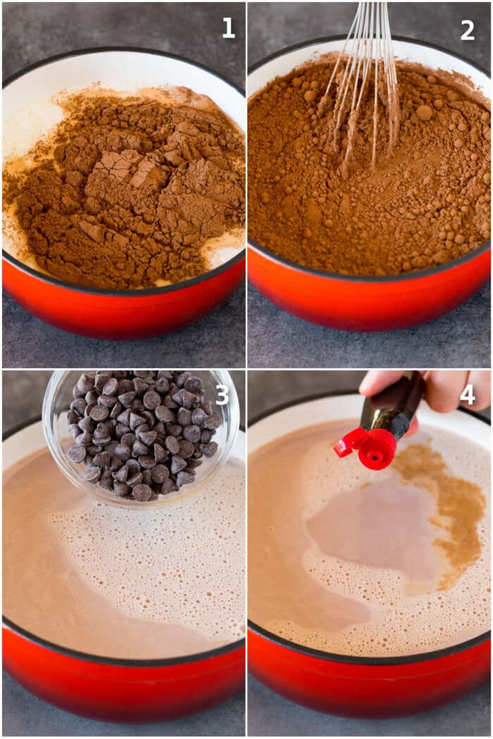 Peppermint Hot Chocolate - Dinner at the Zoo