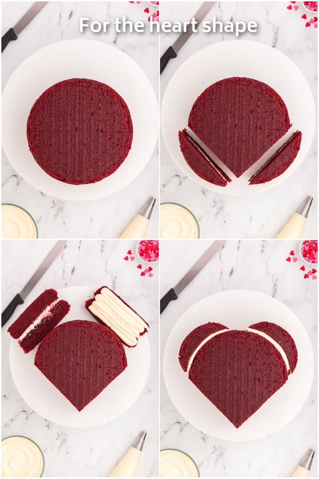 Heart Cake Recipe - Dinner at the Zoo