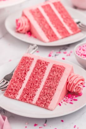 Pink Cake Recipe - Dinner at the Zoo