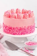 Pink Cake Recipe - Dinner at the Zoo