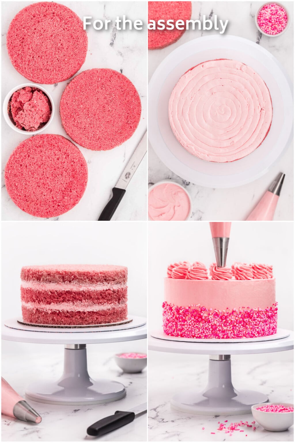 Pink Cake Recipe - Dinner at the Zoo