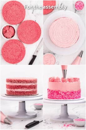 Pink Cake Recipe - Dinner at the Zoo