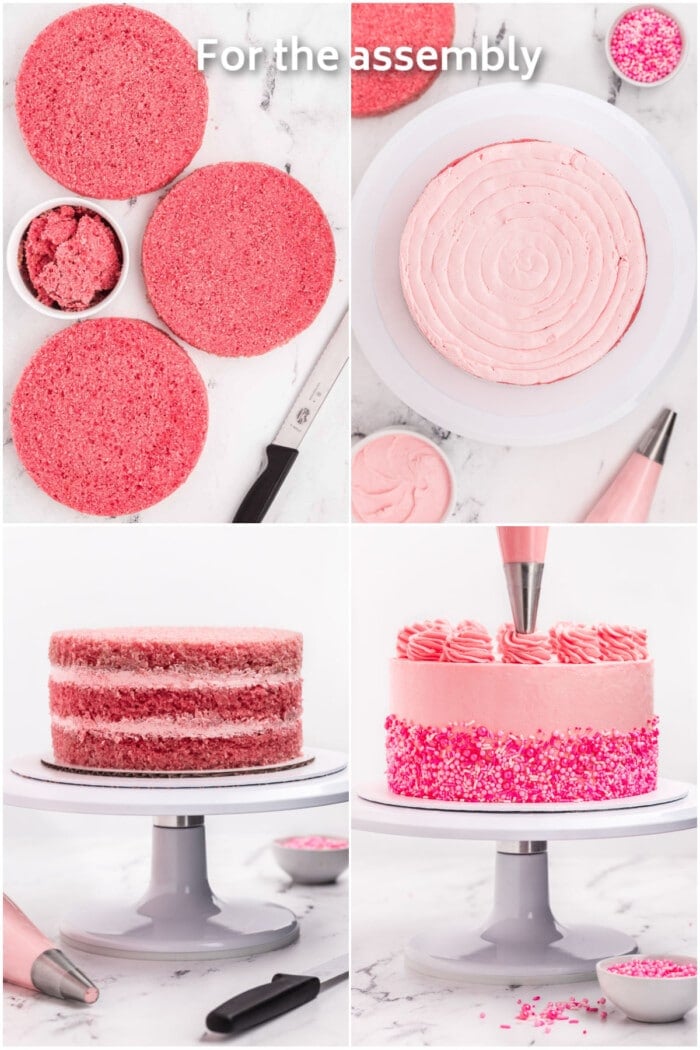 Pink Cake Recipe - Dinner at the Zoo
