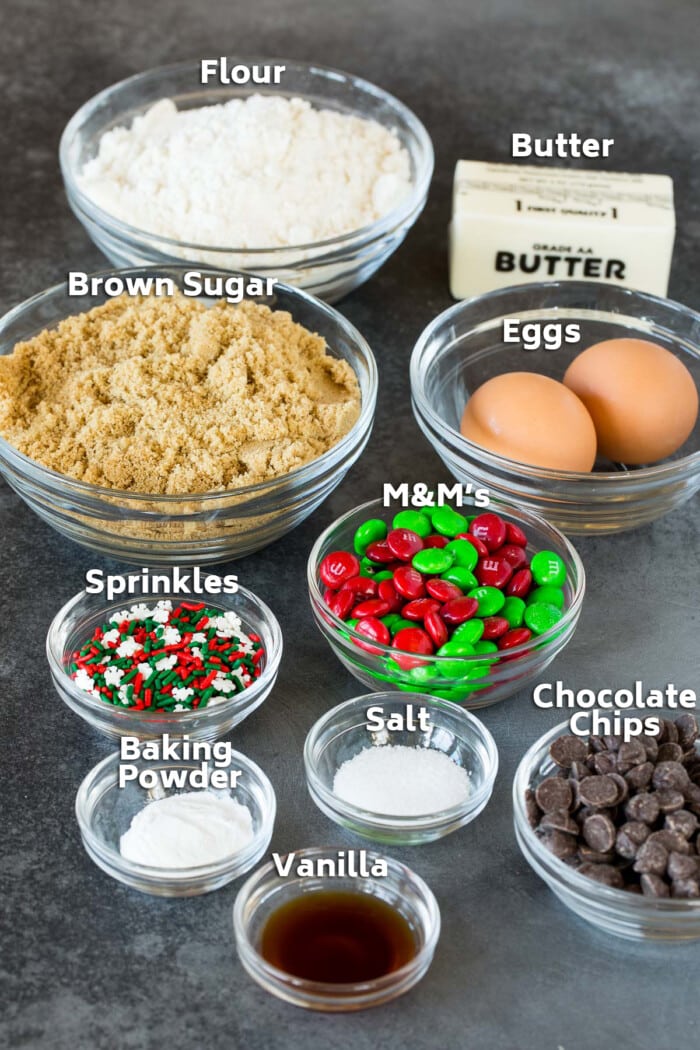 Christmas Cookie Bars - Dinner at the Zoo