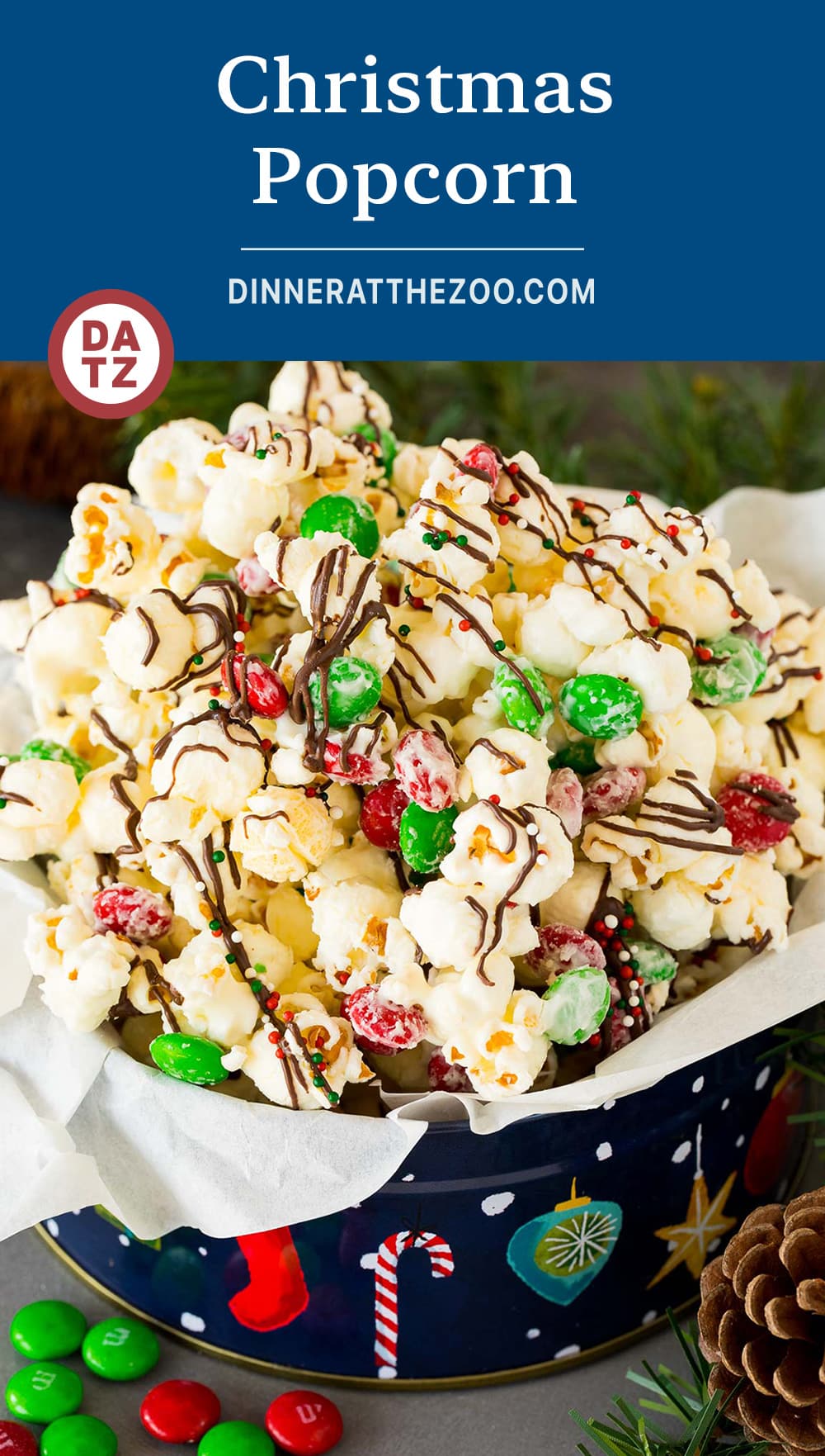 Christmas Popcorn - Dinner at the Zoo