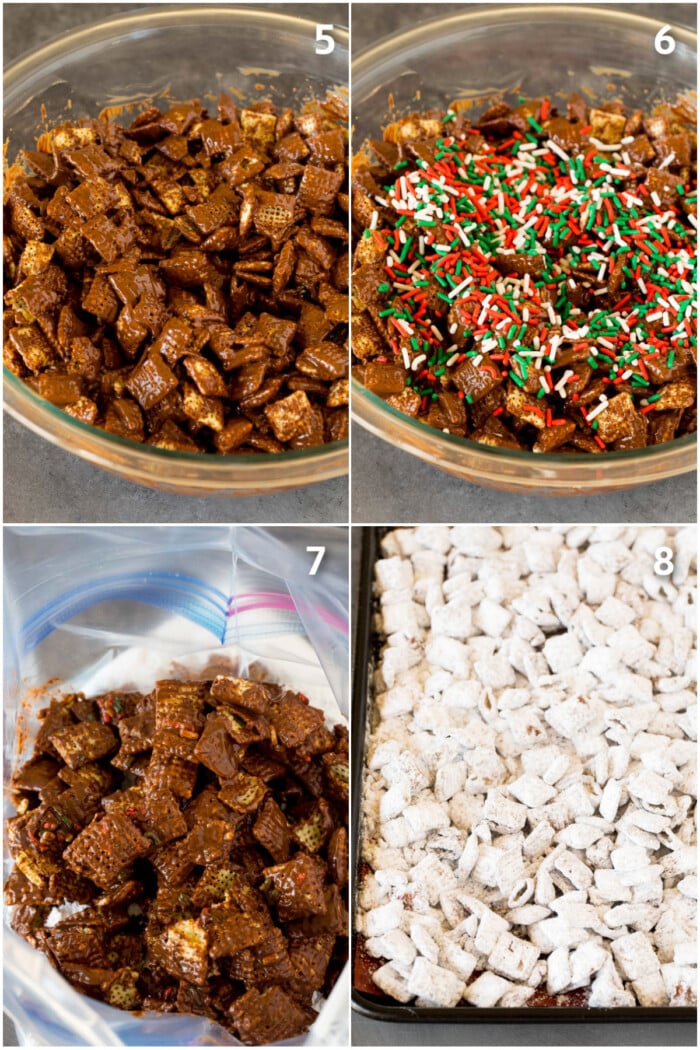 Christmas Puppy Chow - Dinner at the Zoo