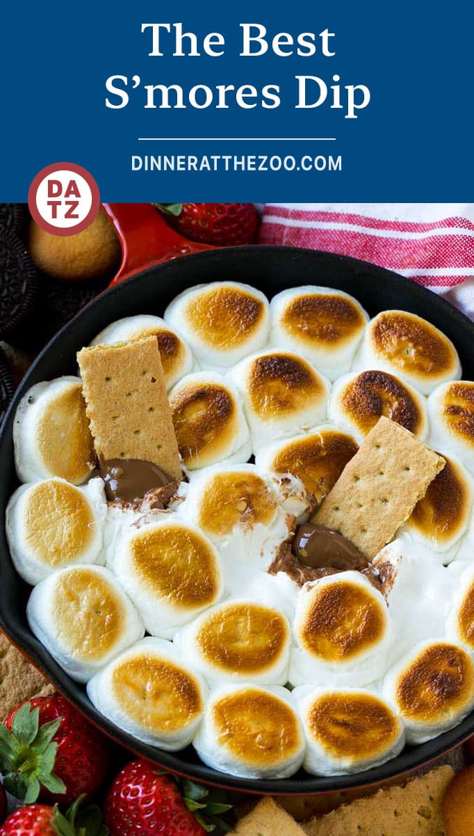 Oven S'mores Dip - Dinner at the Zoo