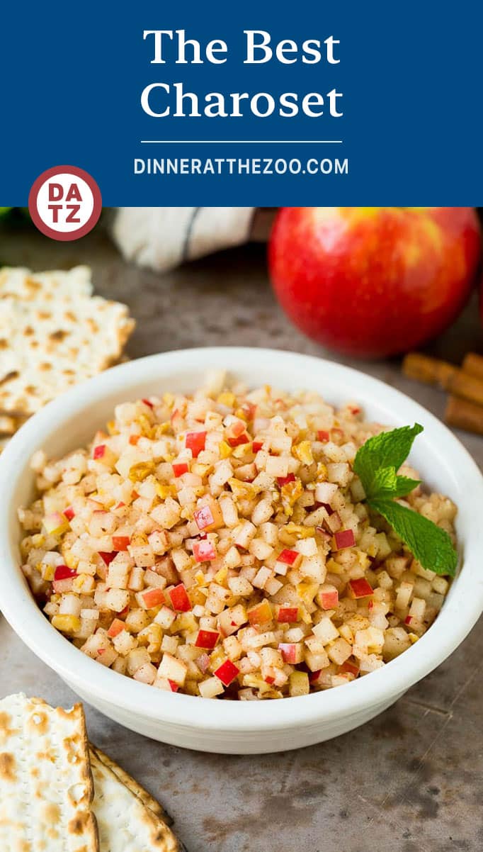 Charoset Recipe - Dinner at the Zoo