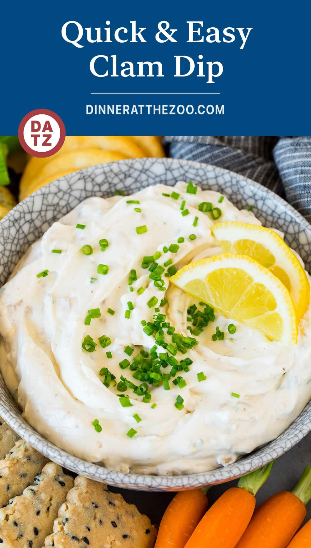 Creamy Clam Dip - Dinner at the Zoo