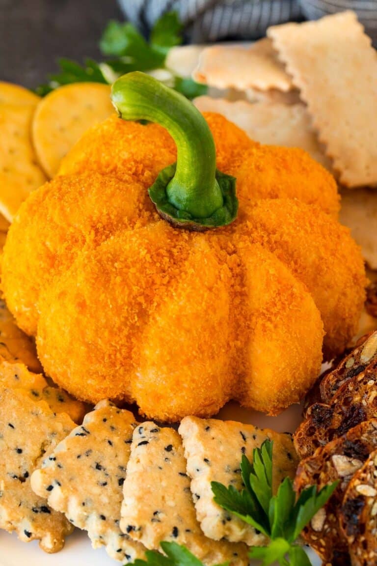 Pumpkin Cheese Ball - Dinner at the Zoo