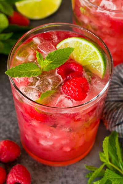 Raspberry Mojito - Dinner at the Zoo